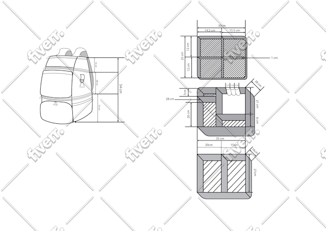 Design all types of bags with detailed technical drawings by ...