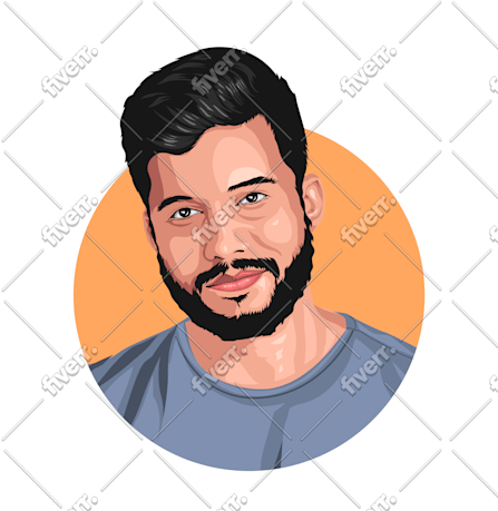 Draw amazing vector portrait cartoon headshot avatar by Tanjilurrahm506 ...