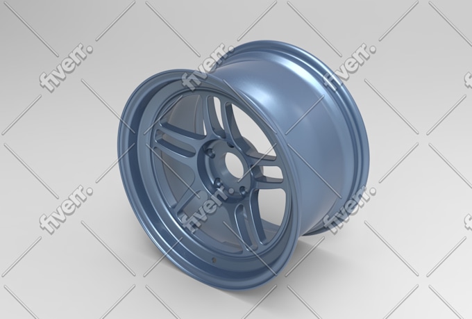 Design car and bike rims on cad, or automotive wheel designer by ...