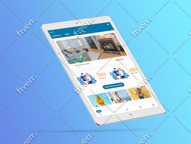 Design professional ipad app ui design by Appsuiuxdigital | Fiverr