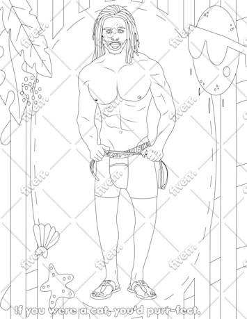 naked man and woman coloring pages