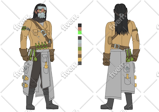 Create Character Reference Sheets For You By Marckusello Fiverr