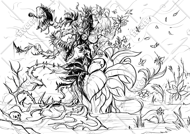 Draw fantasy art, dnd, monster, creature, game art by Endless_studio ...