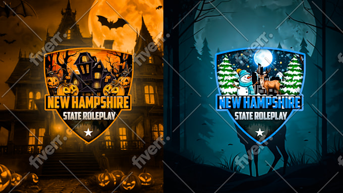 Make an awesome professional discord server logo for fivem roleplay ...