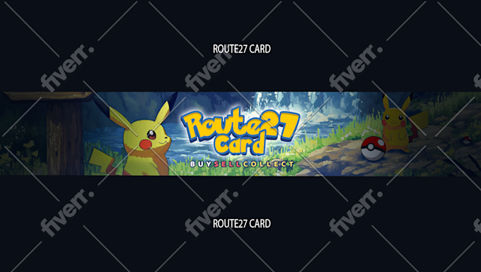 Design a pokemon gaming banner by Mahmudulhaque35 | Fiverr