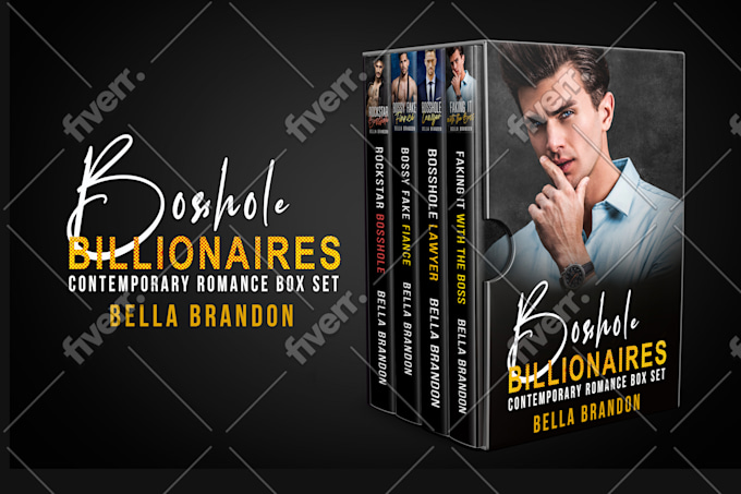 Create an eye catching 3d box set, from your book cover by ...