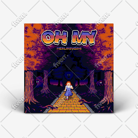 Make an outstanding album art in pixel art style by Shakaw | Fiverr
