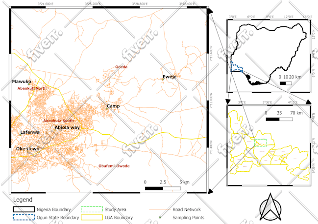Create gis map, vector map, do spatial analysis by Superfemo | Fiverr