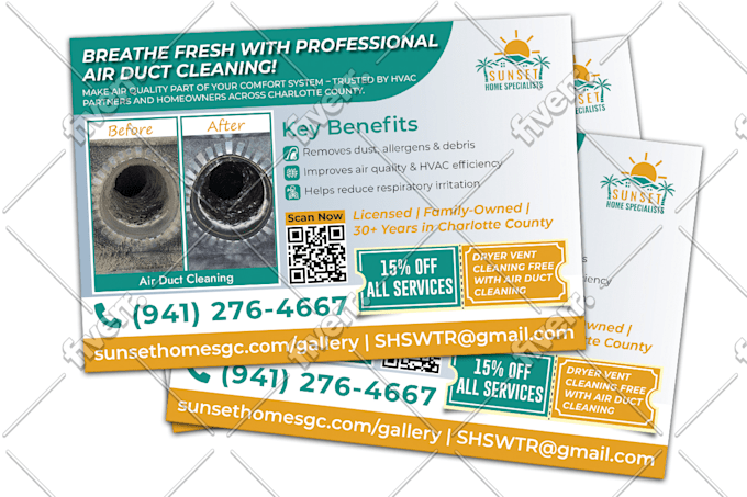 Design postcard, promotional direct mail eddm, poster, flyer, mailer by ...