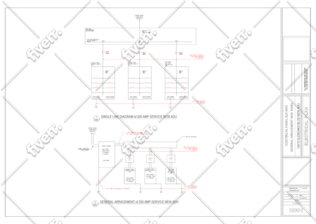 Draw single line diagram and load calculation for your electrical ...