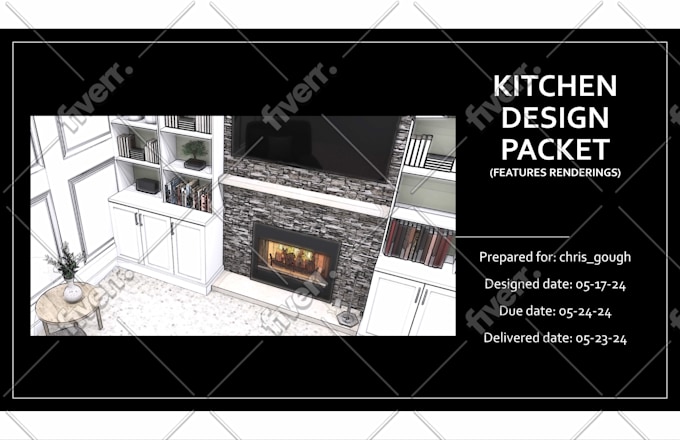 Design your 2d kitchen layout elevations in 2020 design by Angeljustdesign | Fiverr