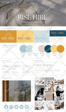 Design a cohesive brand style board by Mdesign2 | Fiverr