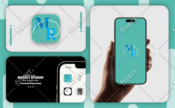 Design modern and attractive app icon logo by Buzzzy | Fiverr