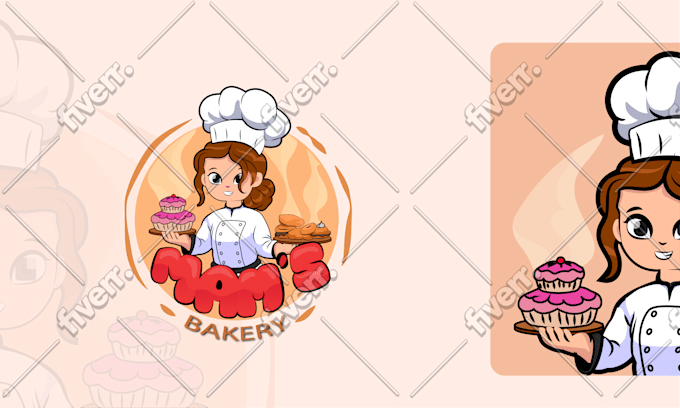 Craft mascot logo design and cartoon illustration by Artemeye | Fiverr