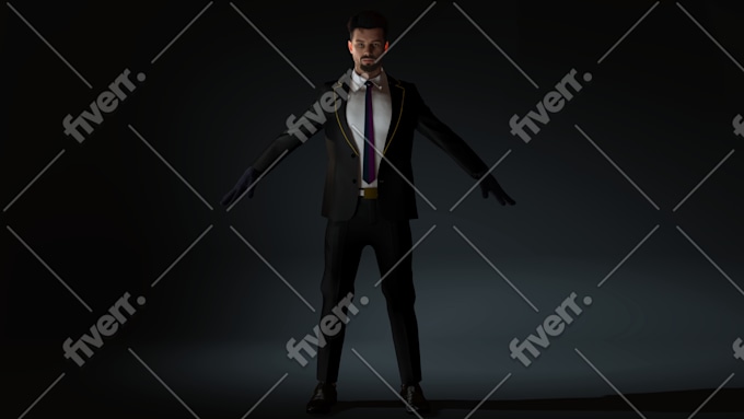 Create 3d realistic character for game, animation and unity by Foxogic_3d4 | Fiverr