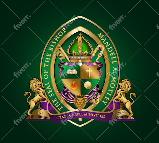 Create a unique bishop crest, church seal logo by Prime_dexine | Fiverr