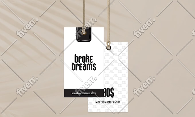 Design hang tag and neck label design for clothing brand by ...