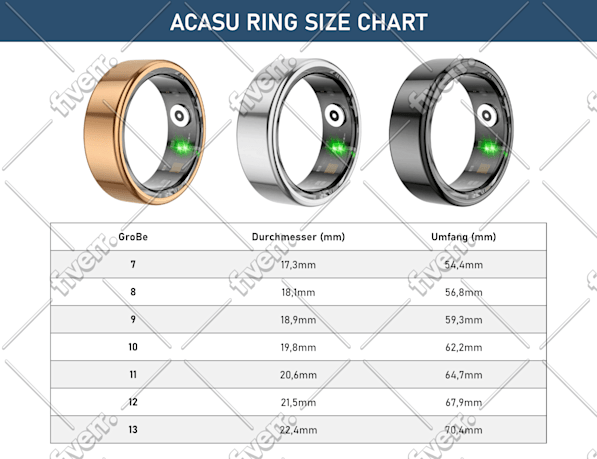 Create a professional size chart or size guide by Haris1481 | Fiverr