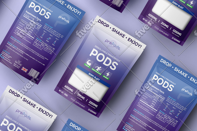 Create professional label pouch or box packaging design by ...