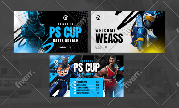 Make a professional social media design for esports or sport by Babud15 ...