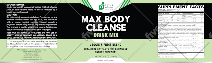 Design product label, supplement label with product packaging design by ...