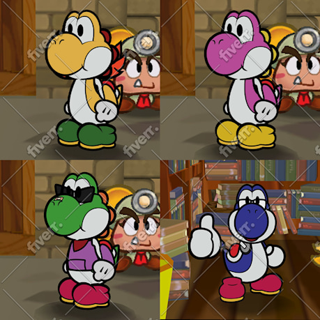 Make a paper mario ttyd character and a texture pack for you by ...