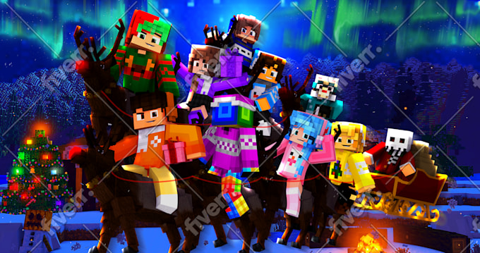 Do a realistic minecraft 4k wallpaper by Thomasartist | Fiverr