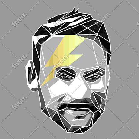 Create a face into color vector art portrait by Saratm | Fiverr