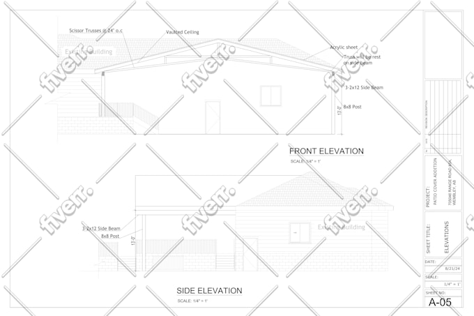 Do permit drawings for porch, sunroom, patio, home additions, deck ...