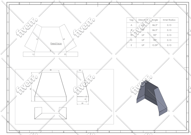 Design sheet metal,cad models for manufacturing by Mzkdesignhouse | Fiverr