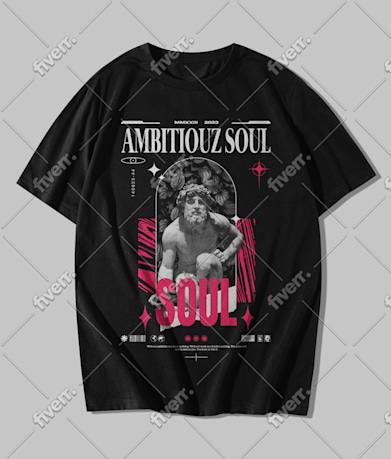 Design urban brutalist streetwear tshirt art for your brand or clothing ...