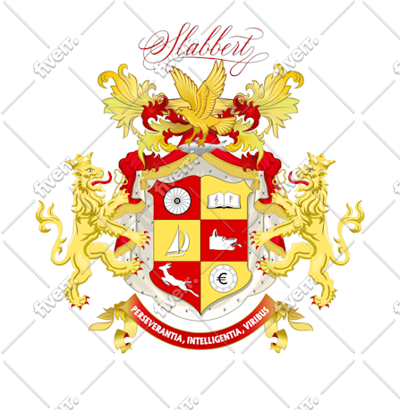 Design custom family crest, royal coat of arms by Designdep0t | Fiverr