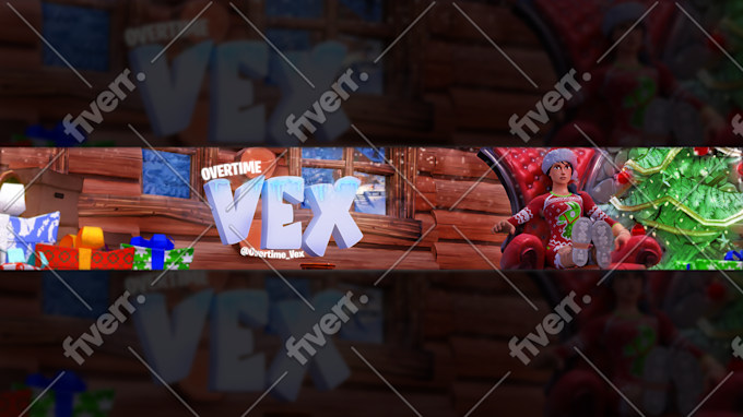 Design a 3d fortnite header or banner by Dizzyydesigns | Fiverr