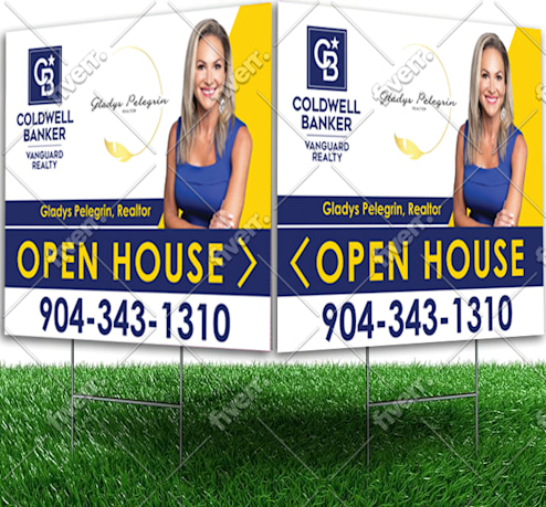 Create amazing real estate yard sign or outdoor sign designs in 12 hrs ...