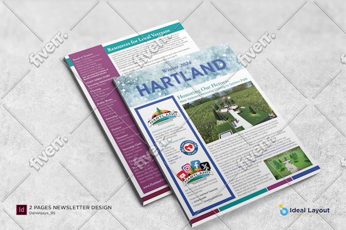 Design professional newsletter, brochure, magazine, flyer by Dananjaya ...