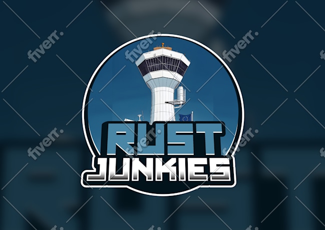 Make rust server logo design in 24 hours by Jabeen_designs | Fiverr