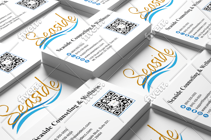 Create luxury business cards with qr code by Digitalgraphixs | Fiverr