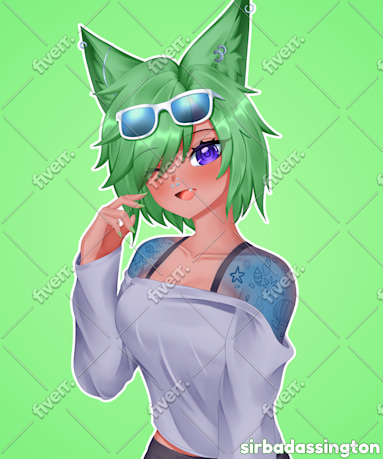 Draw anime character design for vtuber, fanart, pfp, concept art ...