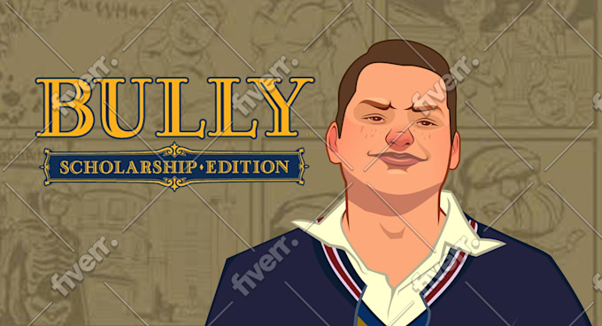 Draw you as bully character by Abhiramart | Fiverr