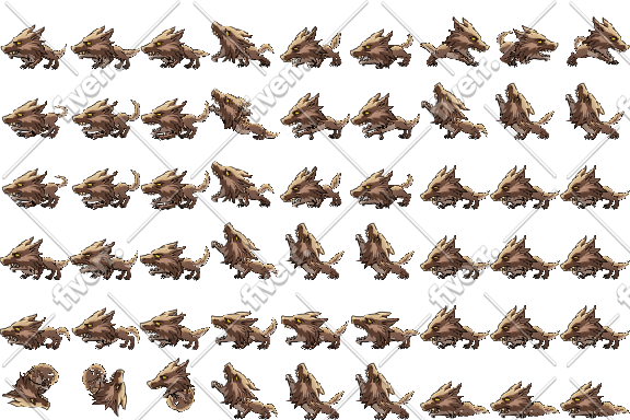 Make rpg maker mv mz sideview battler sprites by Ivan_zenovyx | Fiverr