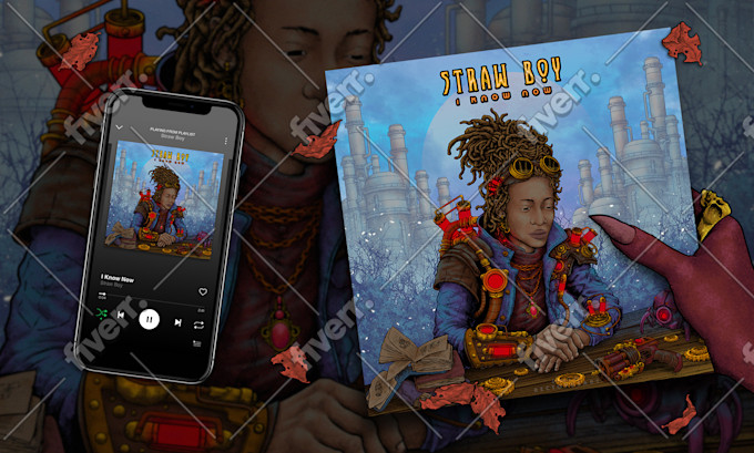 Draw detailed album cover, ep, and album art for your band by Jaelani36 ...