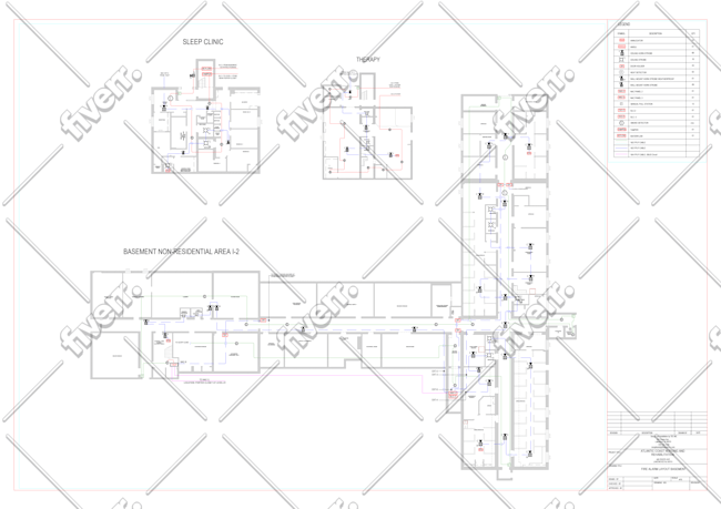 Design fire alarm drawings based on nfpa,irc,ibc, bs5839 standard in ...