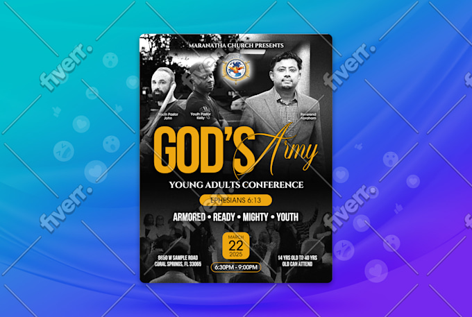 Create exceptional church flyer or event flyer design by Thesaintsr ...