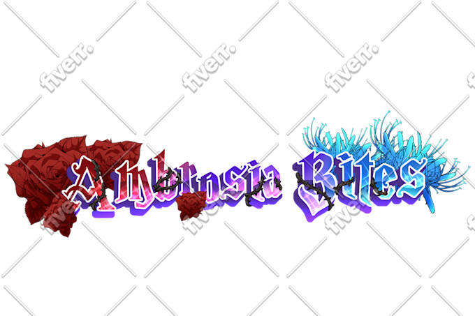 Draw custom vtuber logo kawaii cute and animated for stream twitch kick ...