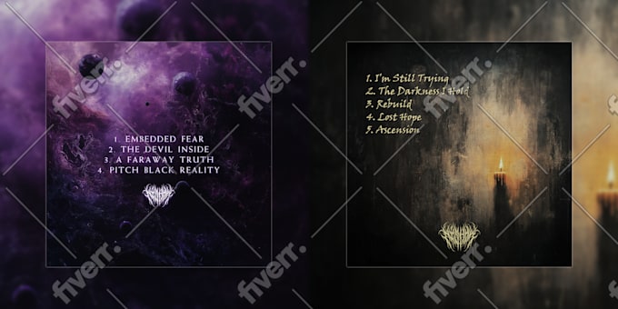 Design brutal death, black metal and deathcore album cover artwork for ...