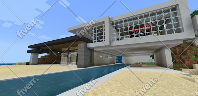 Build you best modern house in minecraft java or bedrock by ...