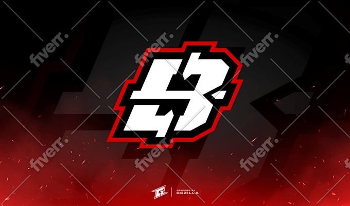Design simple, minimalist, clean initial letter esports logo by Ggzilla ...