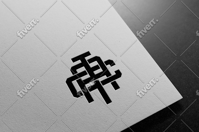 Create overlapping initial letter monogram logo design by Razib_sumon ...