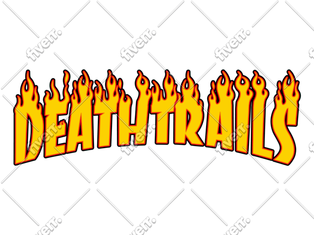 thrasher font flame