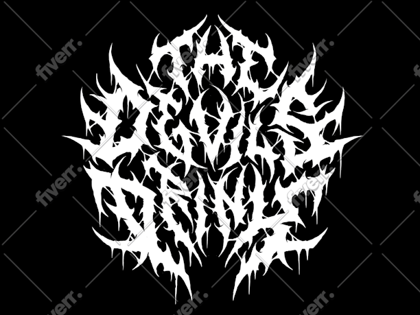 Create a professional deathcore grindcore death metal logo by ...